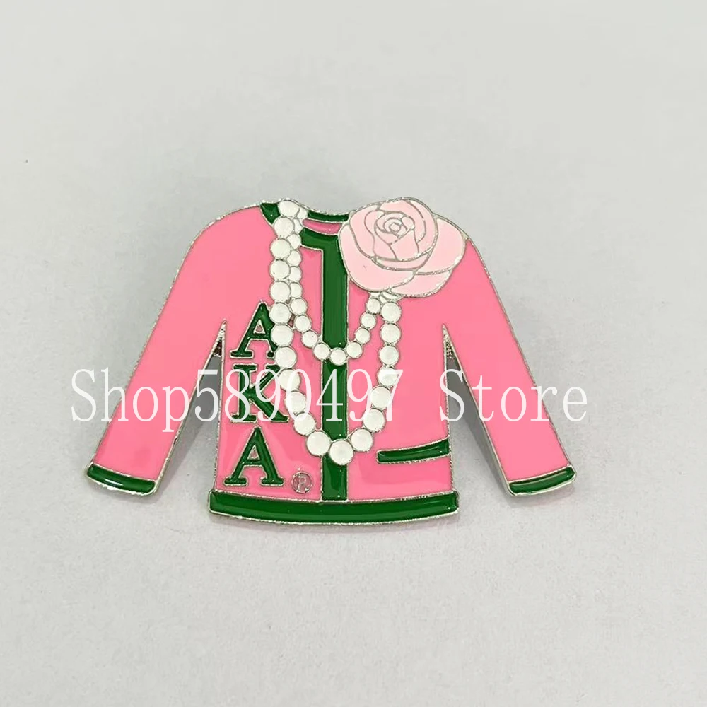 Pink Green Sorority Sweater Pin - AliExpress 36
