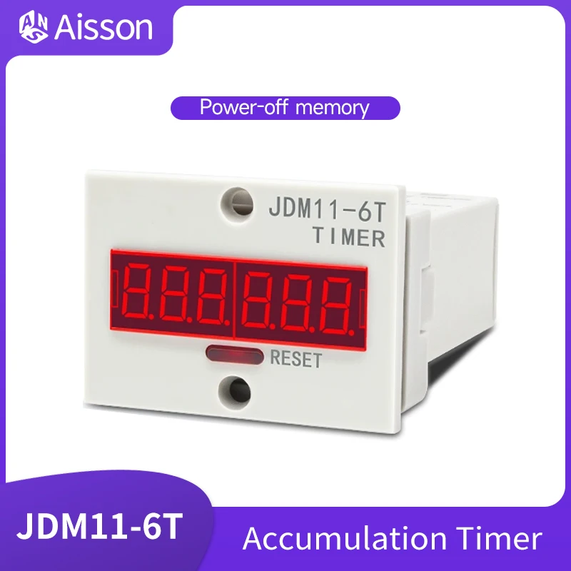 JDM11-6T-Electronic-LED-6-digit-Digital-Time-Counter-Accumulation ...