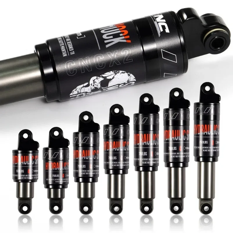 120-200mm Bicycle Rear Shocks Mountain Bike Oil Spring MTB Electric ...