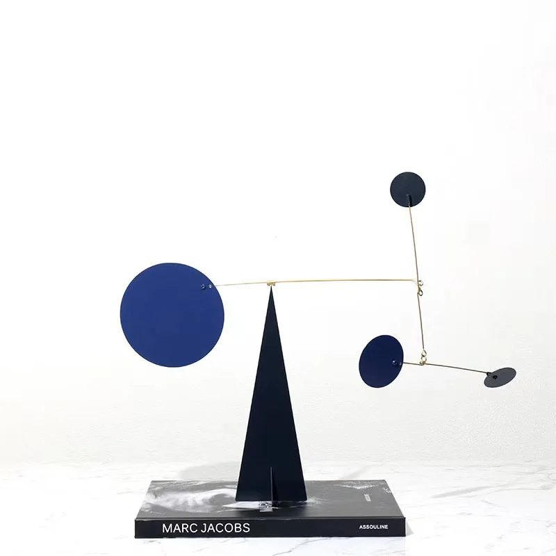 Modern-Minimalist-Balance-Dynamic-Geometric-Ornaments-Morandi-Metal ...