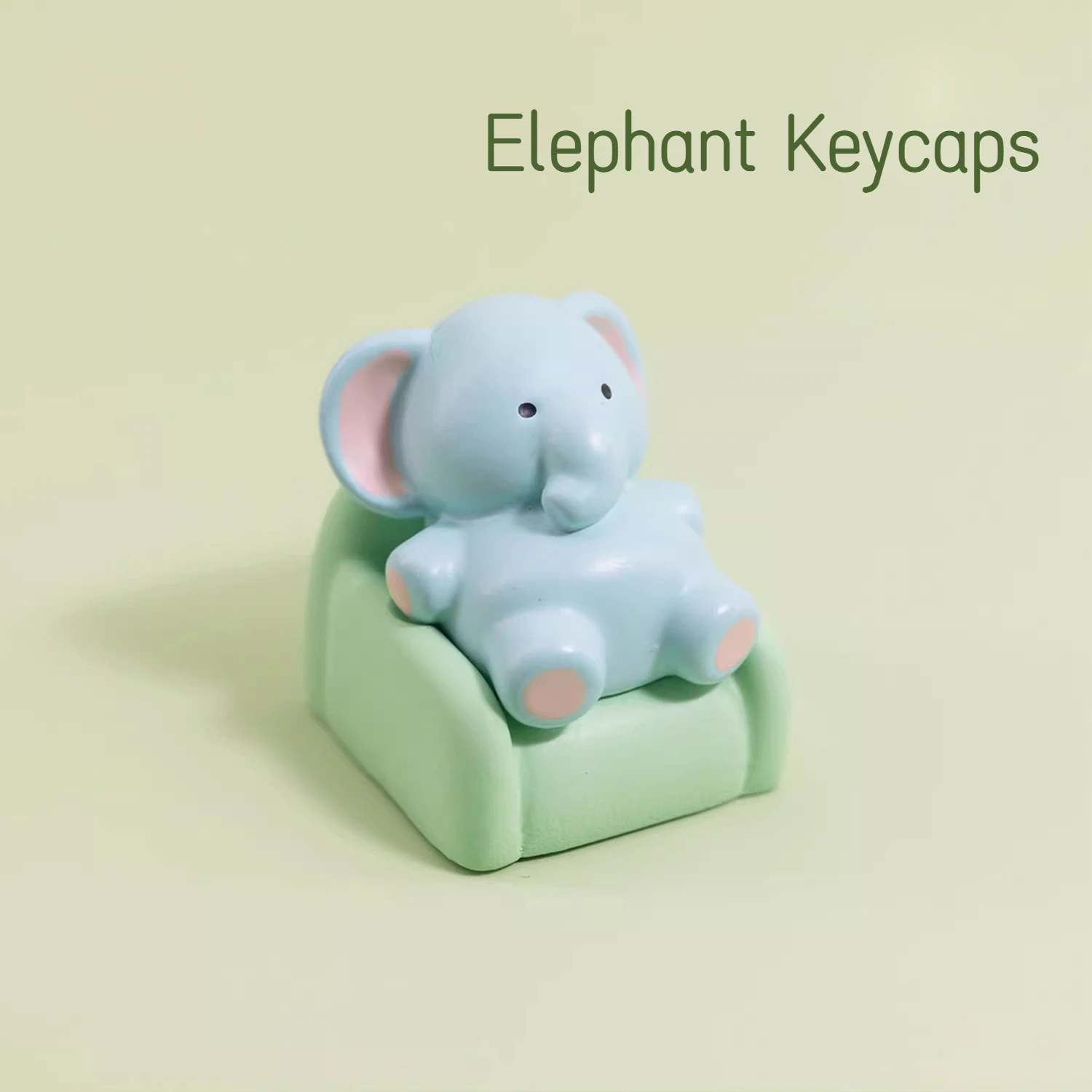 Cute-Elephant-Keycap-3D-Artisan-Keyboard-Caps-Customized-Original-Resin ...