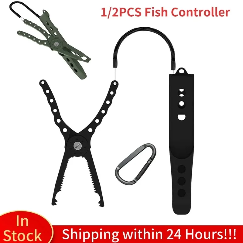 Fishing-Pliers-Fish-Line-Cutter-Scissors-Portable-Fish-Hook-Remover ...