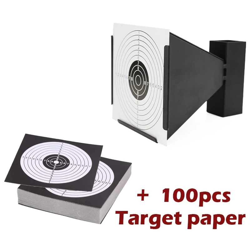 Shooting Targets BB Trap Pellet Collector Resetting Target With 10pcs 7 ...