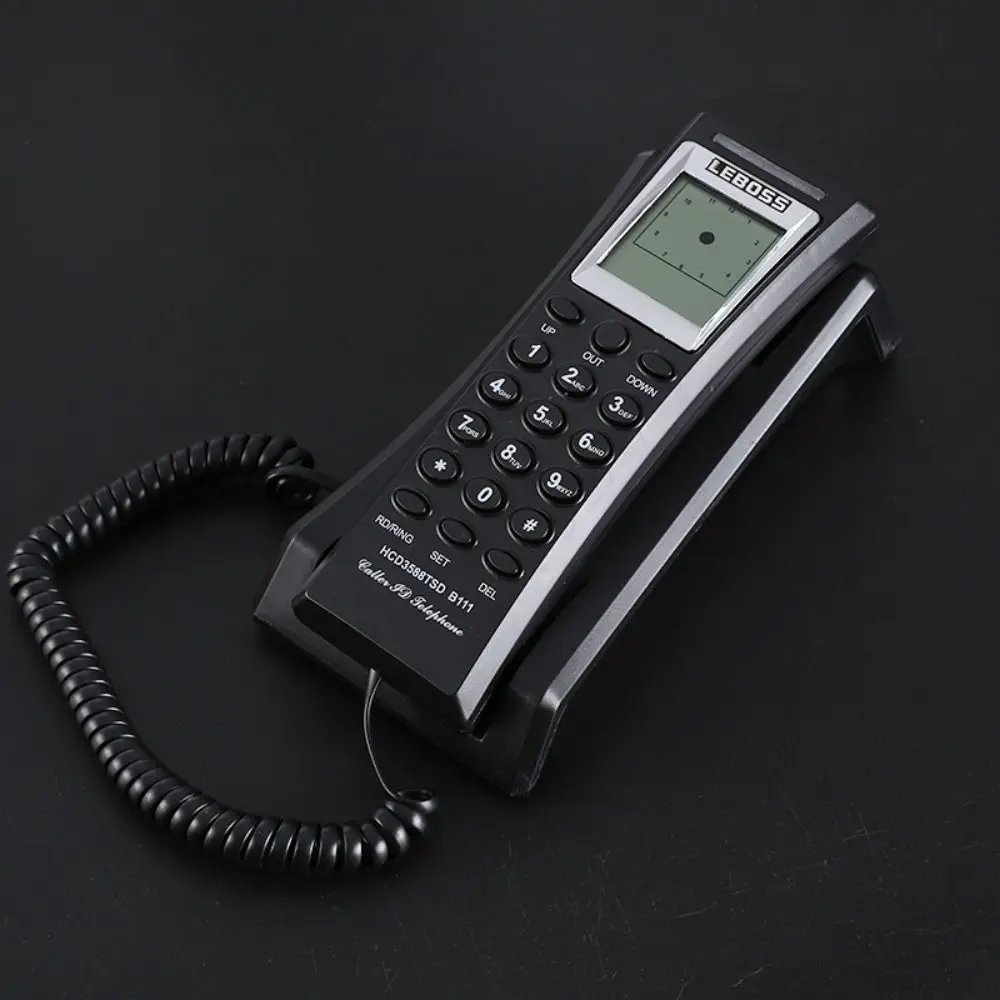 NEW Wall Mounted Wired Telephone Desktop Landline Corded Phone Handset ...