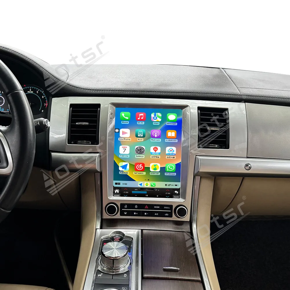 Android 14 CarPlay 12.1" Car Radio For Jaguar XF X250 2008-2015 Touch ...