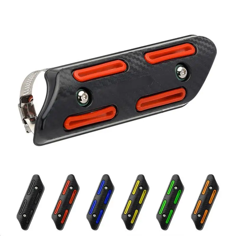 Universal-Motorcycle-Exhaust-Pipe-Heat-Shield-Cover-Muffler-Protector ...