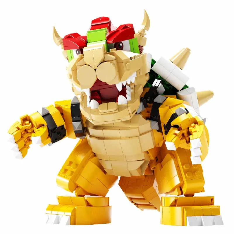 Super Mario Bros Building Blocks Set, o poderoso modelo Bowser ...