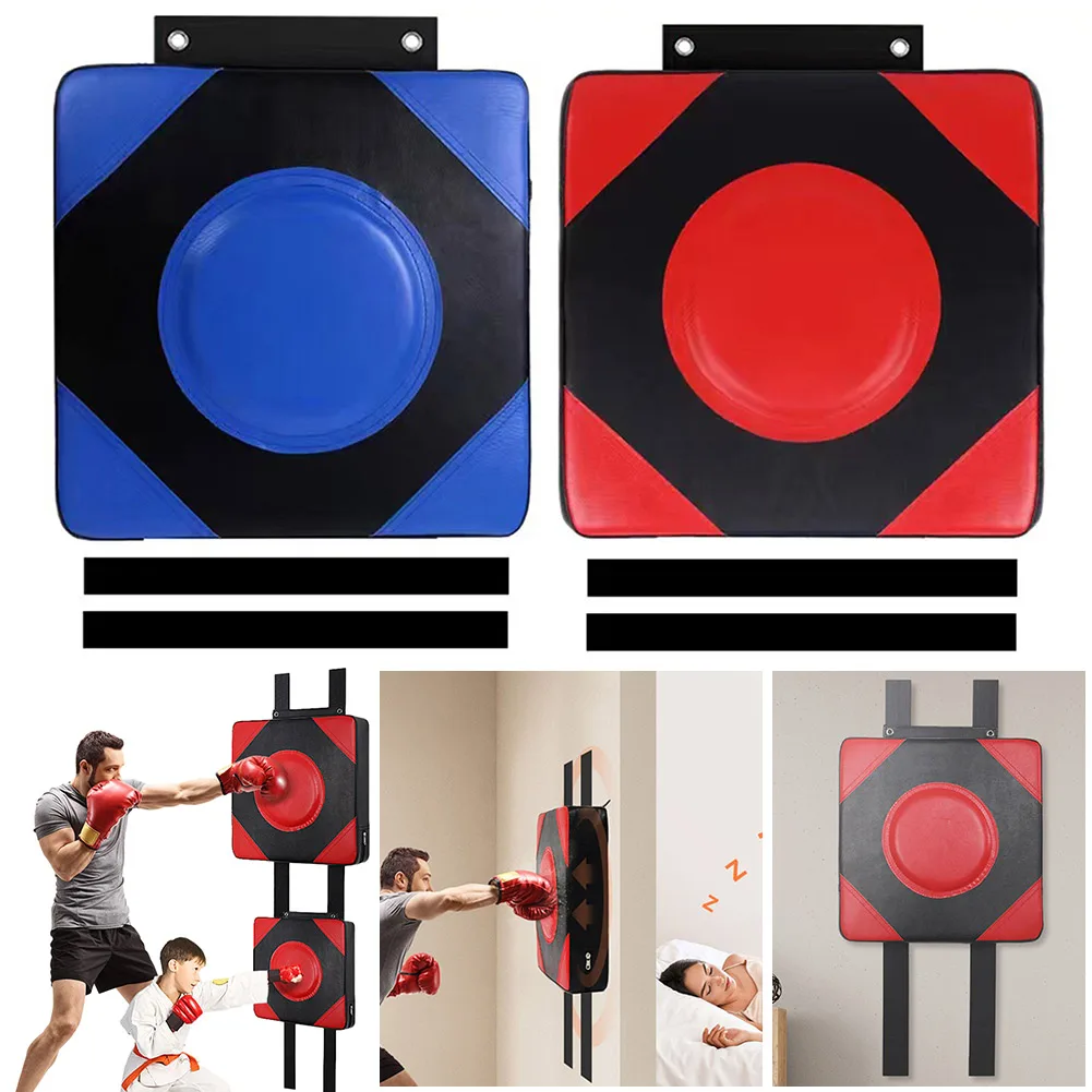 Boxing-Mats-PU-Leather-Square-Wall-Target-Adjustable-Height-Boxing ...