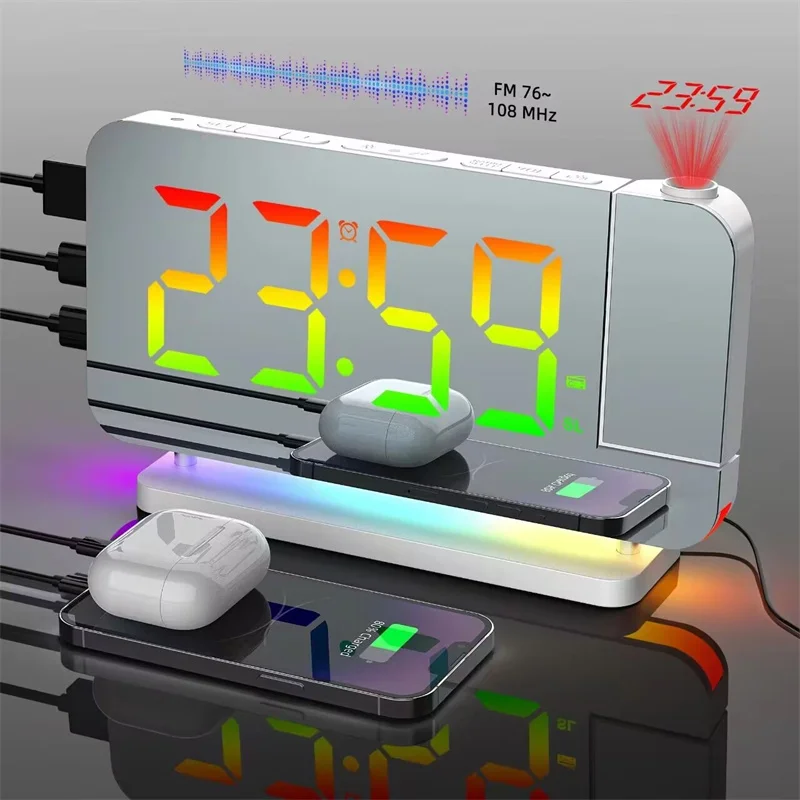 180-Rotation-RGB-Projection-Digital-Alarm-Clock-With-Night-Light-2-USB ...