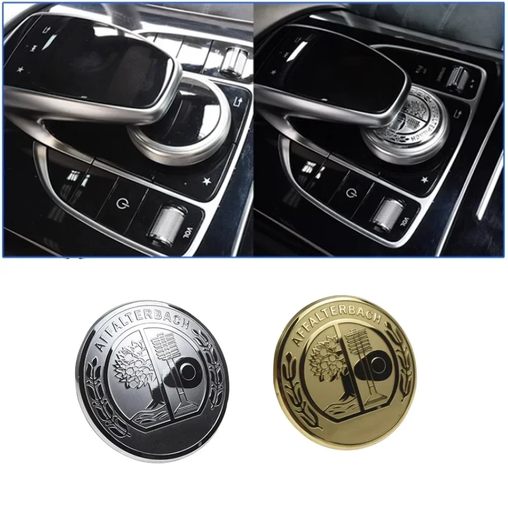 Auto-Interior-Multimedia-Sticker-47mm-Mouse-Knob-Center-Console-Sticker ...
