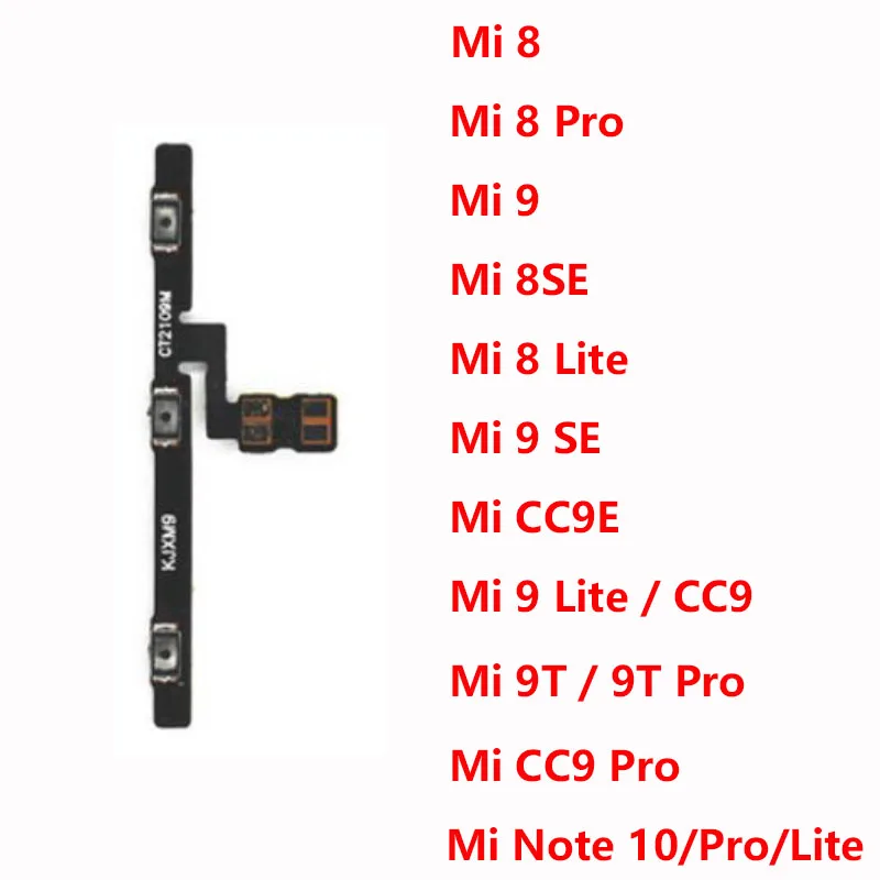 Power-on-off-Button-Volume-Side-Key-Flex-Cable-For-Xiaomi-Mi-8-9-CC9 ...