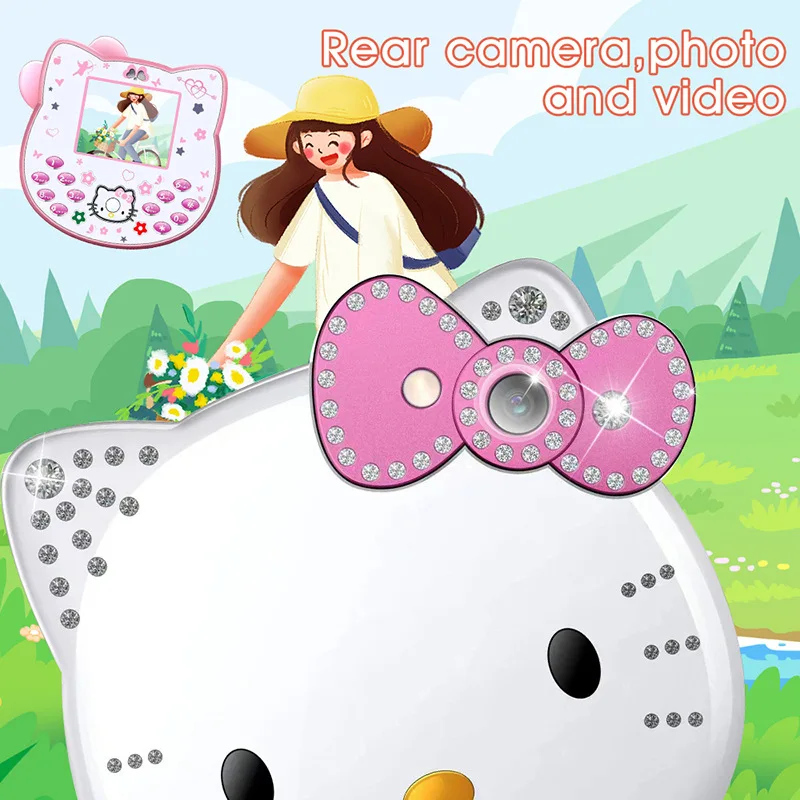 Genuine-Sanrio-Hello-Kitty-50th-Anniversary-Foldable-Phone-Can-Call ...