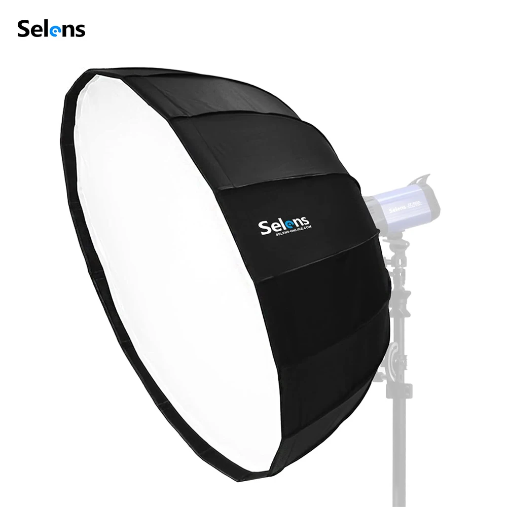 Selens-difusor-de-Instalaci-n-r-pida-Softbox-parab-lico-kit-de-estudio ...
