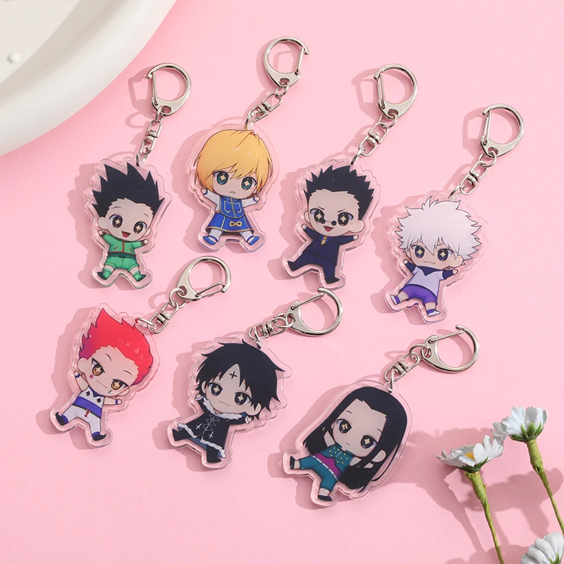 HISOKA-Anime-Character-Keychain-Acrylic-Cute-Kawaii-Key-Chain-Ring-Bag ...
