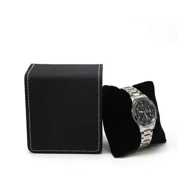 Single Watch Gift Box with Pillow PU Leather Wristwatch Display Case ...