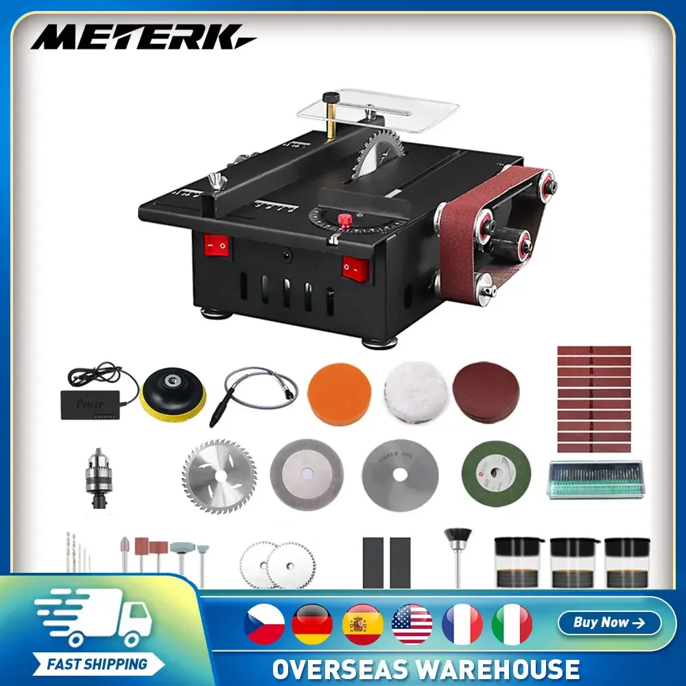 150W-2-In-1-Table-Saw-Belt-Sander-Kit-Variable-Speed-Bench-Circular-Saw ...
