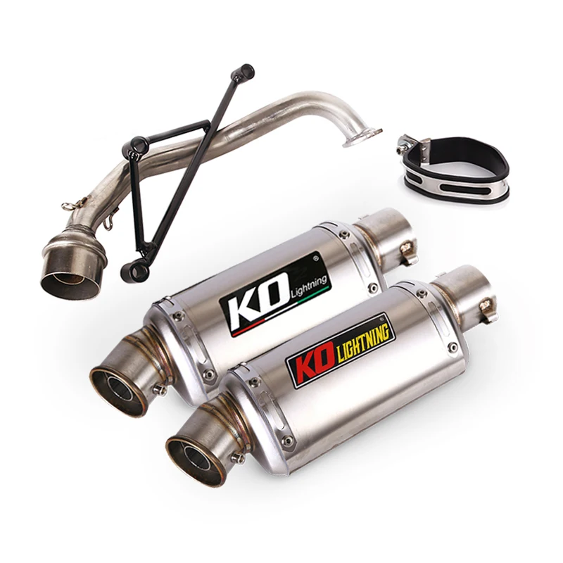 For-Yamaha-GY6-125-150-Any-Year-Motorcycle-Exhaust-System-Front-Link ...