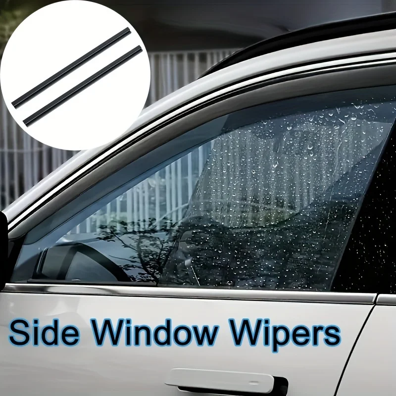 2pcs-Dual-Rubber-Car-Side-Window-Wipers-Left-Hand-Rain-Blades-For-Clear ...