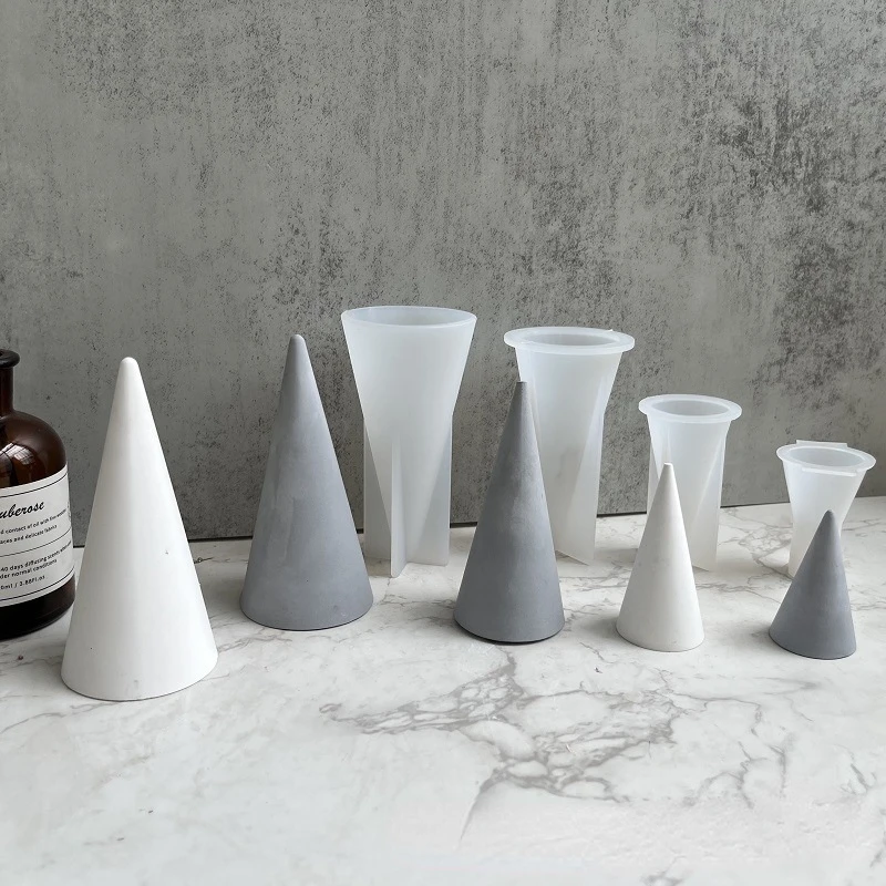 Ring Holder Cone Resin Molds Pyramid Silicone Mold For Resin Casting ...