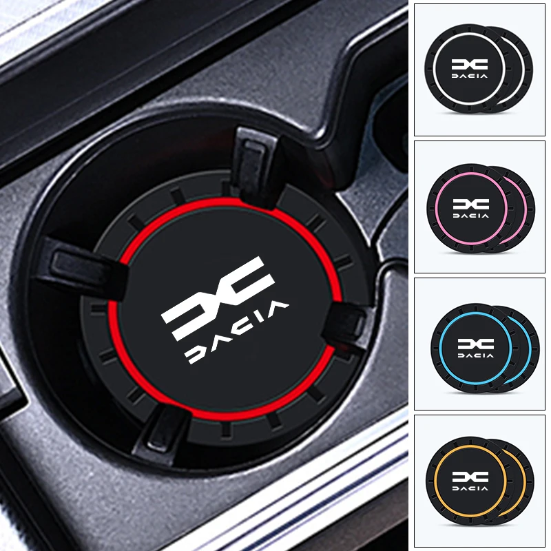 2PCS-Silicone-Car-Coaster-Waterproof-Mat-For-Da-cia-Duster-Logan ...