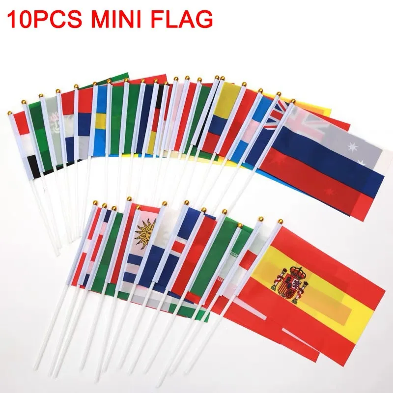 10Pcs-France-Paris-Sportss-14x21cm-Hand-Waving-Flag-with-Plastic ...