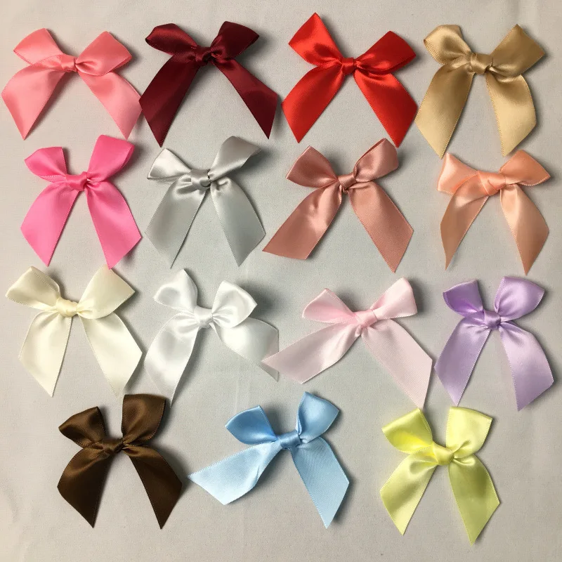 100Pcs-2-5Cm-Wide-Ribbon-Bows-9-8Cm-Satin-Ribbon-Bow-Flower-DIY ...