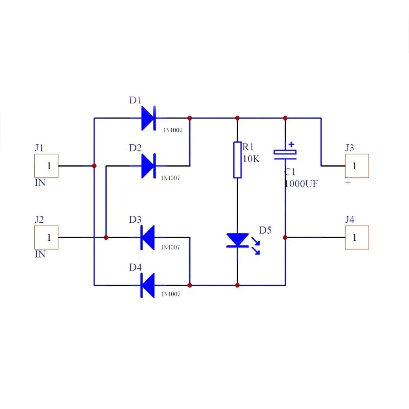 Ac-dc Converter 6/12/24v To 12v Full-bridge Rectifier Filter Power ...