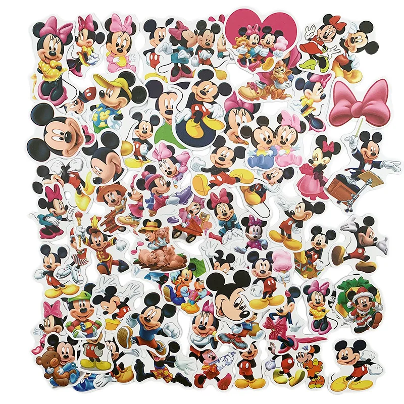 70pcs-set-Disney-Genuine-Mickey-Minnie-Mouse-Graffiti-Stickers-DIY ...