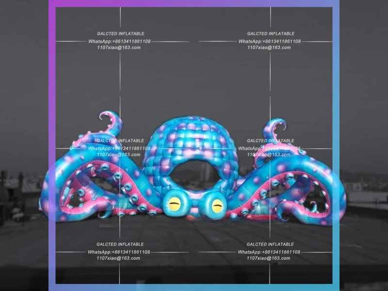 Inflatable Octopus DJ Booth 8m/10m Outdoor Large With Sucker-bearing ...