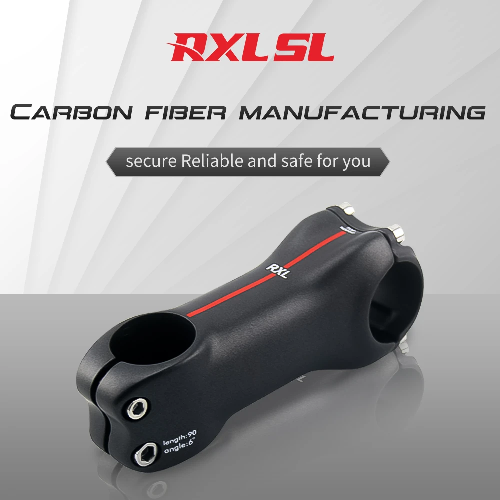 RXL SL Carbon Mtb Stem 6/17 Degree Mountain Bike Stem UD Matte Red ...