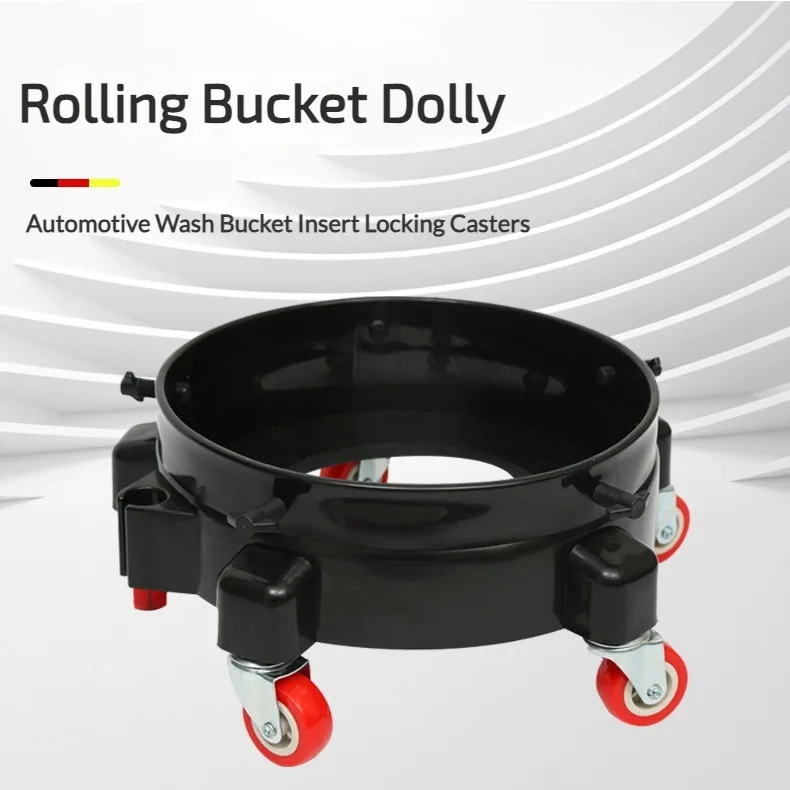 Removable Rolling Bucket Dolly 360° Turning Swivel Caster Detail Kit ...