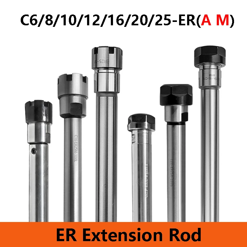LIHAOPING ER Extension Rod C6 C8 C10 C12 C16 C20 C25 ER8 ER11 ER16 ER20 ...