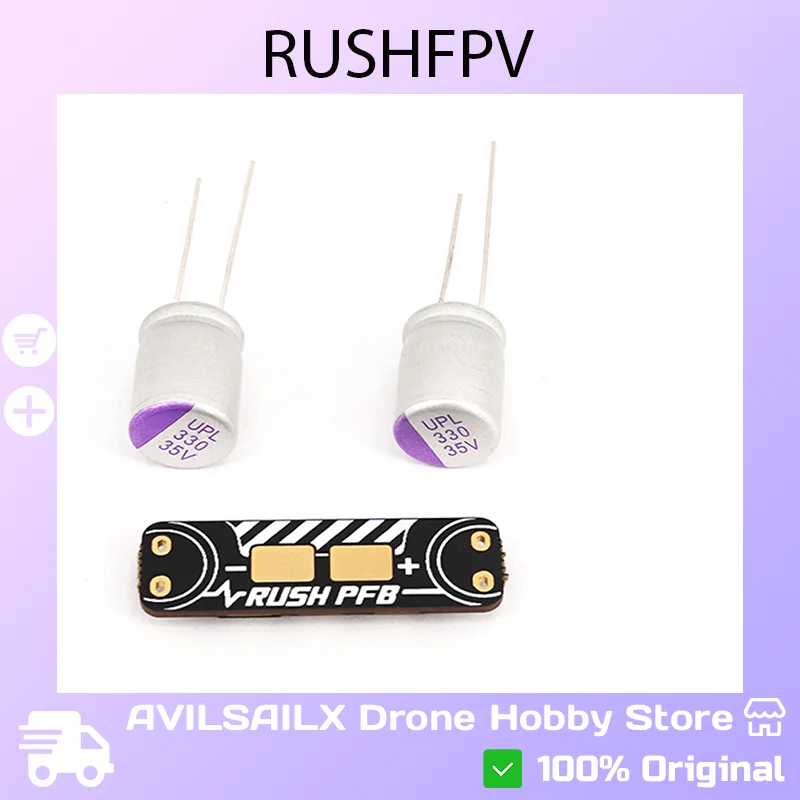 RUSH PFB Power ESC Filter Board - 330uF 35V Solid State Capacitor for ...