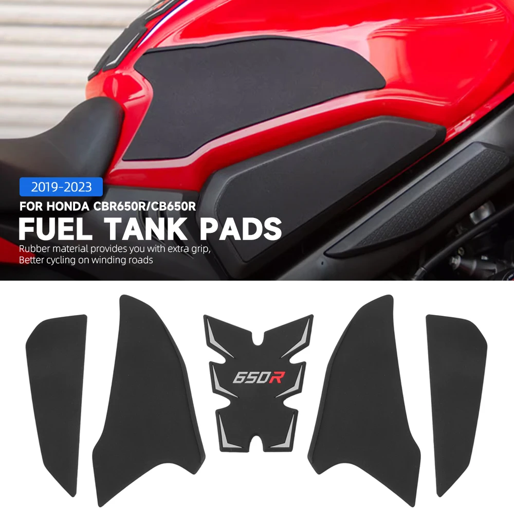 Motorcycle Anti-Slip Side Fuel Oil Tank Pad Protector Decals Sticker ...
