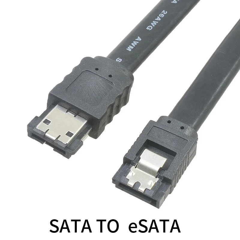 SATA to ESATA or ESATA to SATA Cable Male to Male M/M Shielded Extender ...