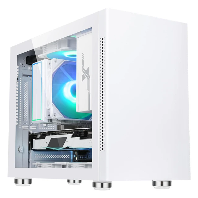 White Gaming Computer Case