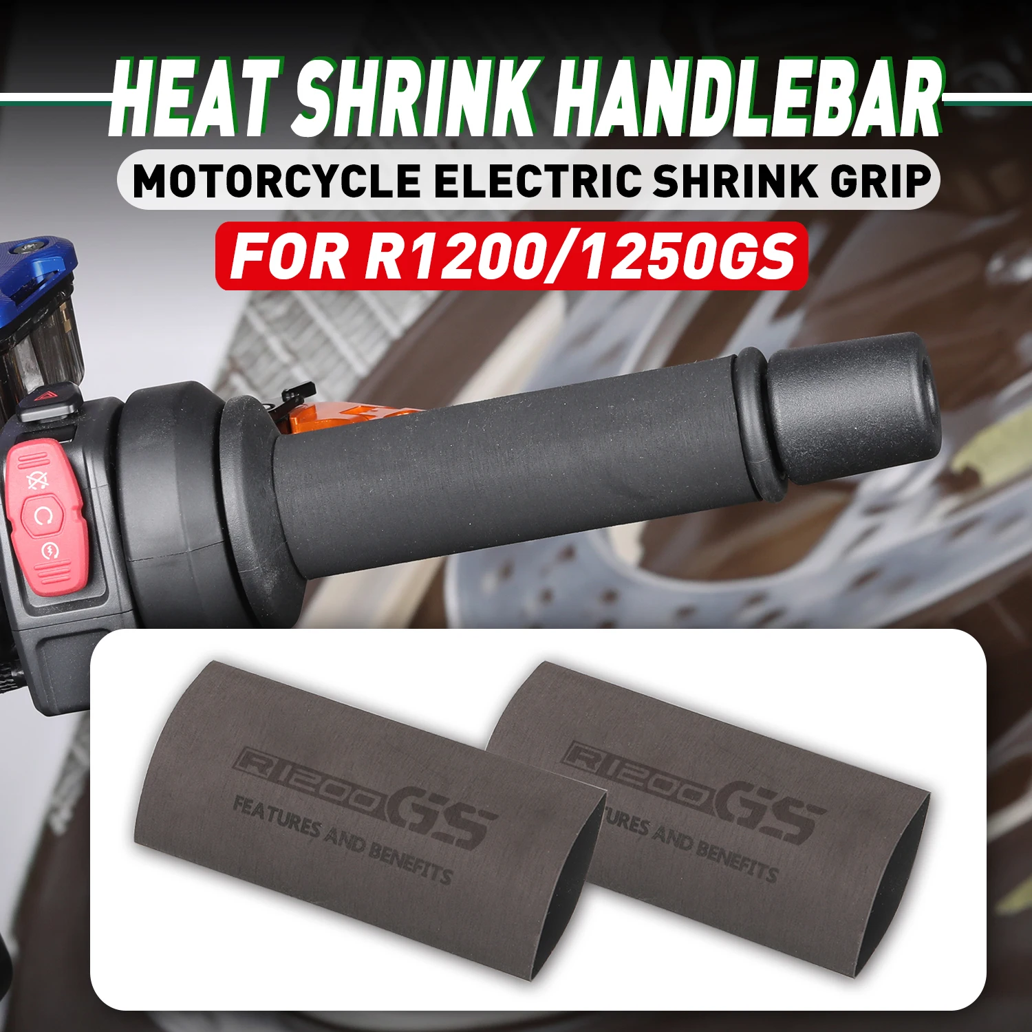 Fit BMW R1200GS R1250GS ADV LC R1200R Motorcycle No-slip Heat Shrink ...