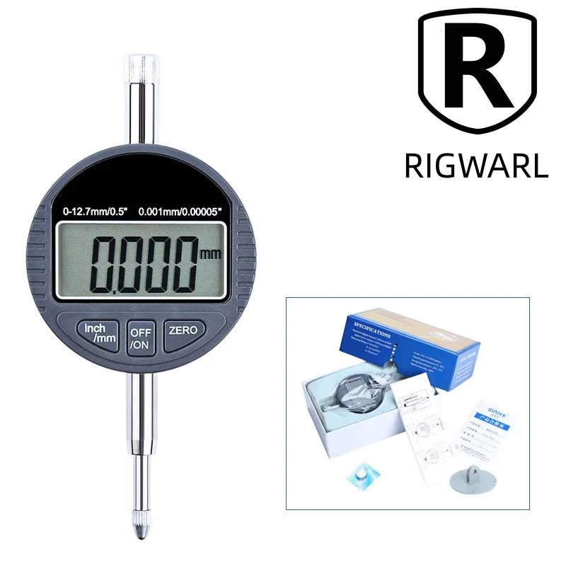 0 12.7mm/0.5" 0 25.4mm/1" Range Gauge Digital Dial indicator Precision ...