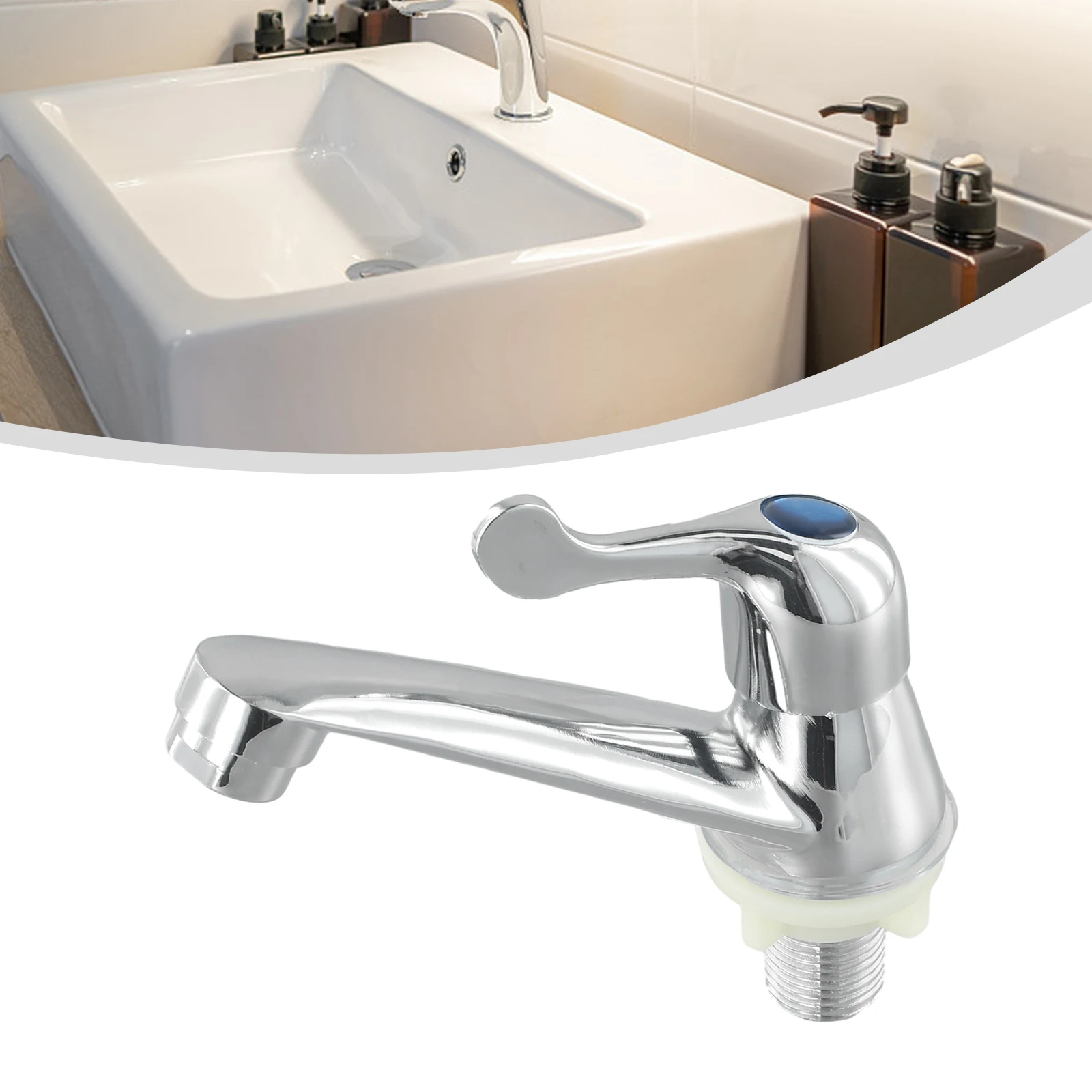 Torneira-de-pia-de-liga-de-zinco-Cold-Basin-Lever-Silver-Single-Lever ...