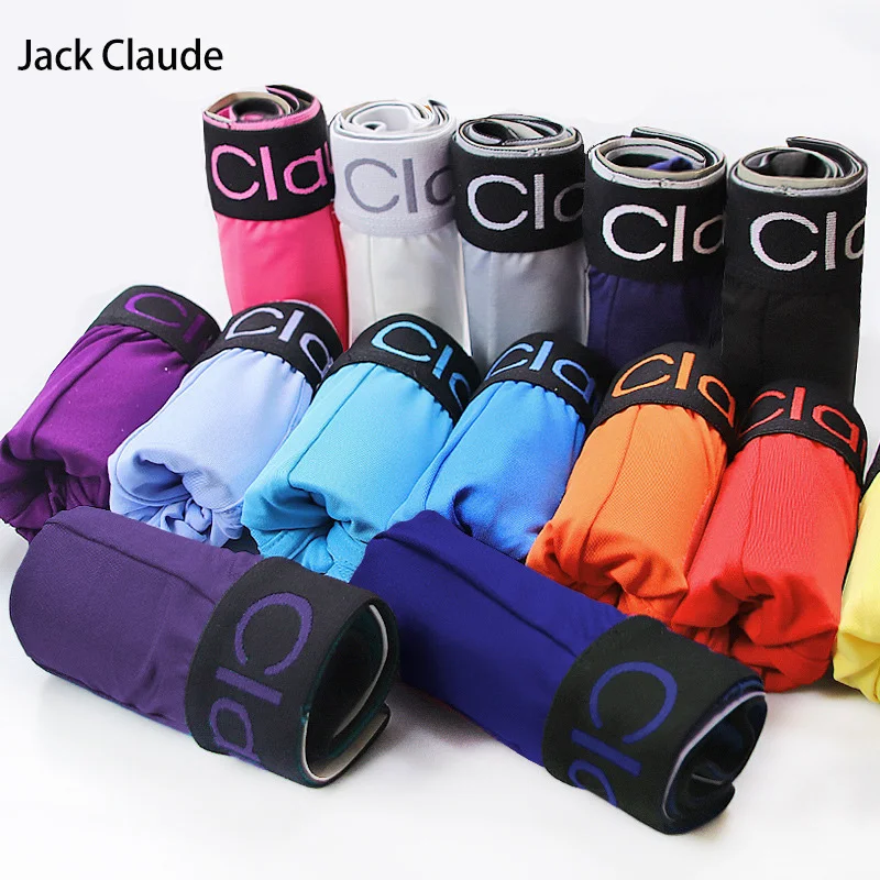 JACK CLAUDE 5pcs Men Underwear Majtki Meskie Solid Sexy Lingerie Boxer ...