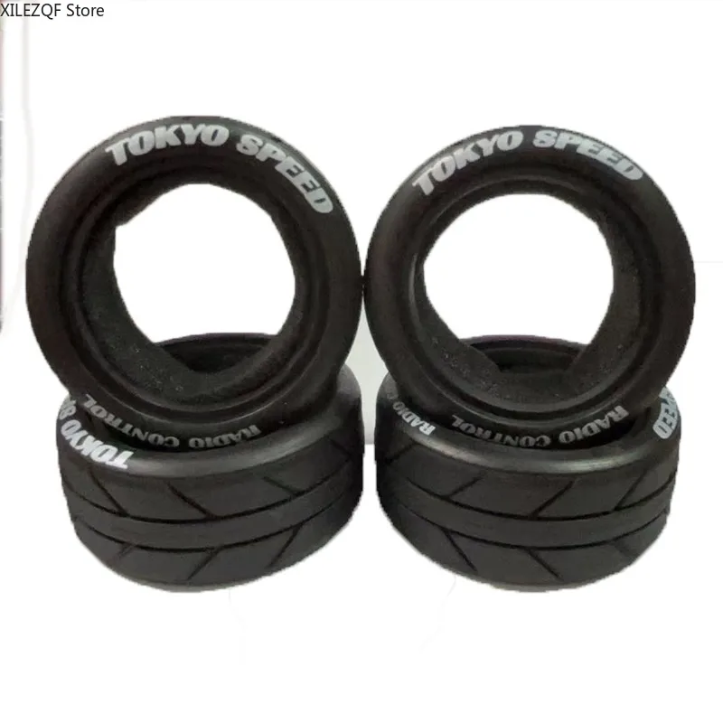 1/10 Soft Rubber Racing Tires - High-Grip for XV02, HSP 94123/94122 ...