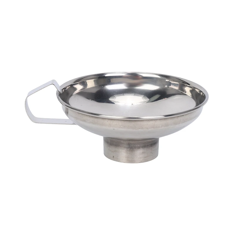 Stainless-Steel-Wide-Mouth-Funnel-Canning-Hopper-Filter-Food-Pickles ...