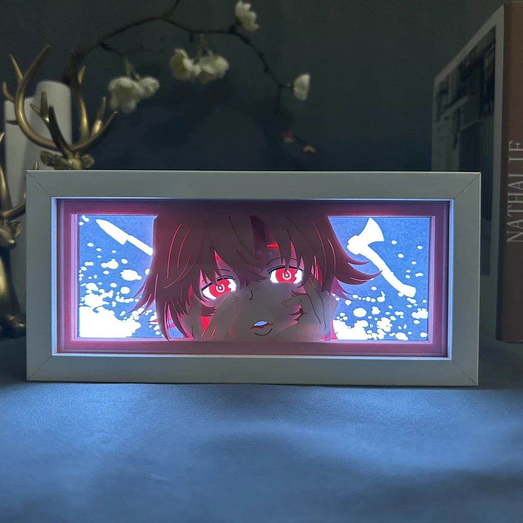 Paper-Cut-Anime-Light-Box-Future-Diary-Yuno-Gasai-for-Bedroom-Decor ...