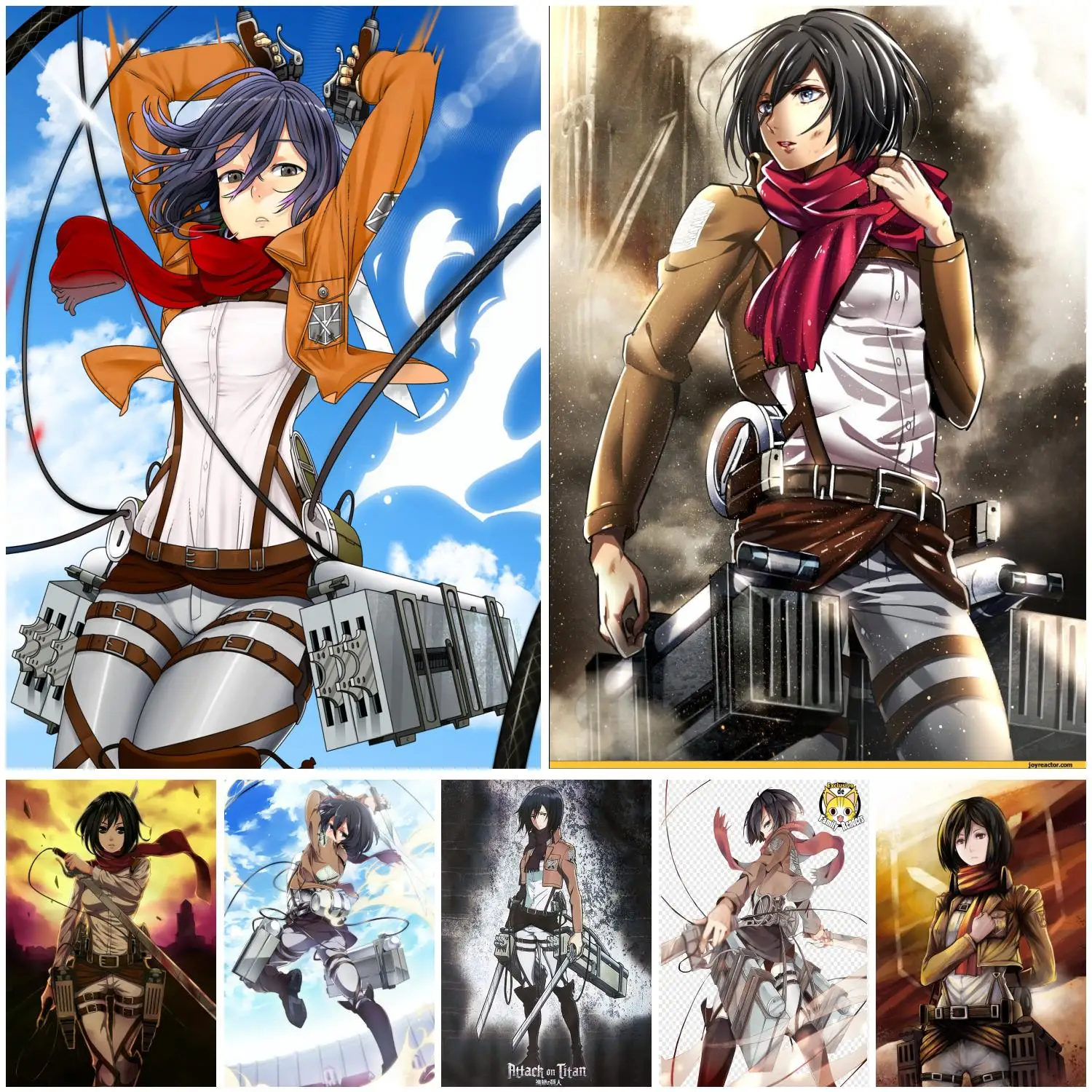 Attack On Titan Mikasa Render