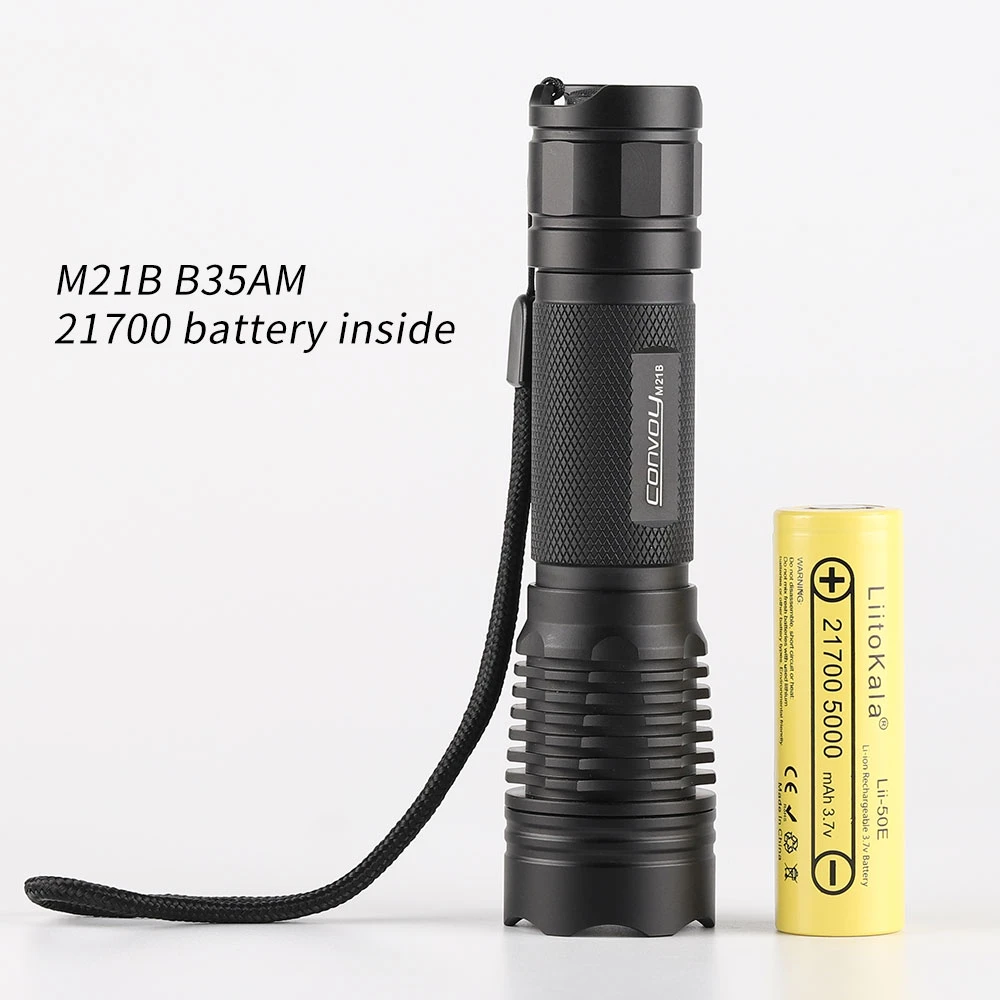 Convoy M21b B35am 4500k High Cri 21700 Flashlight ,with Battery Inside ...