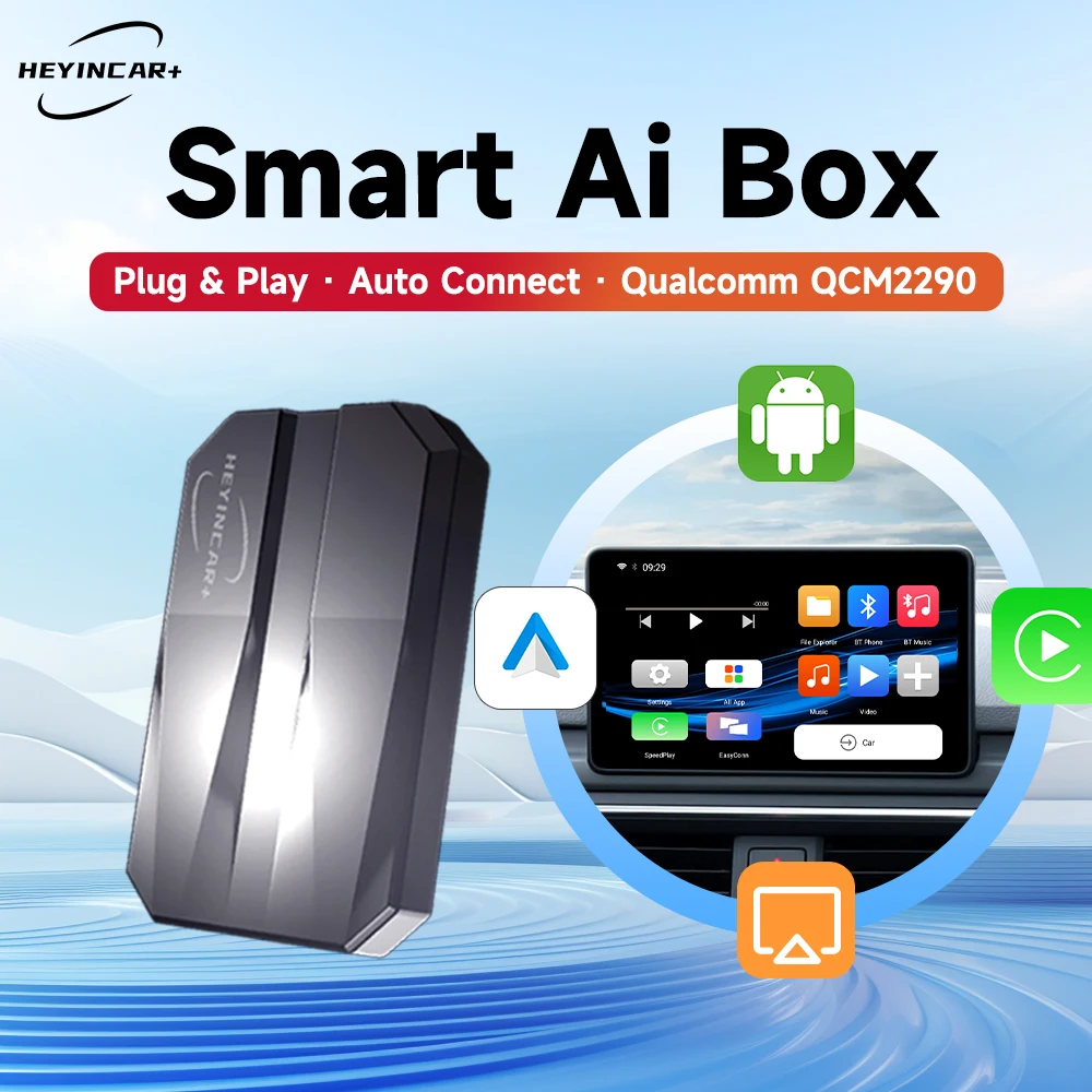 2024-HEYINCAR-Smart-AI-Box-Android-Auto-Wireless-CarPlay-For-Kia-MG ...