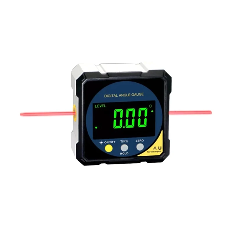 Digital-Angle-Finder-Gauge-4-Side-Magnets-Magnetic-Level-Protractor ...