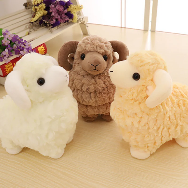 Simulation-Plush-Sheep-Toy-Stuffed-Animal-Lamb-Goat-Toys-Soft-Stuffed ...