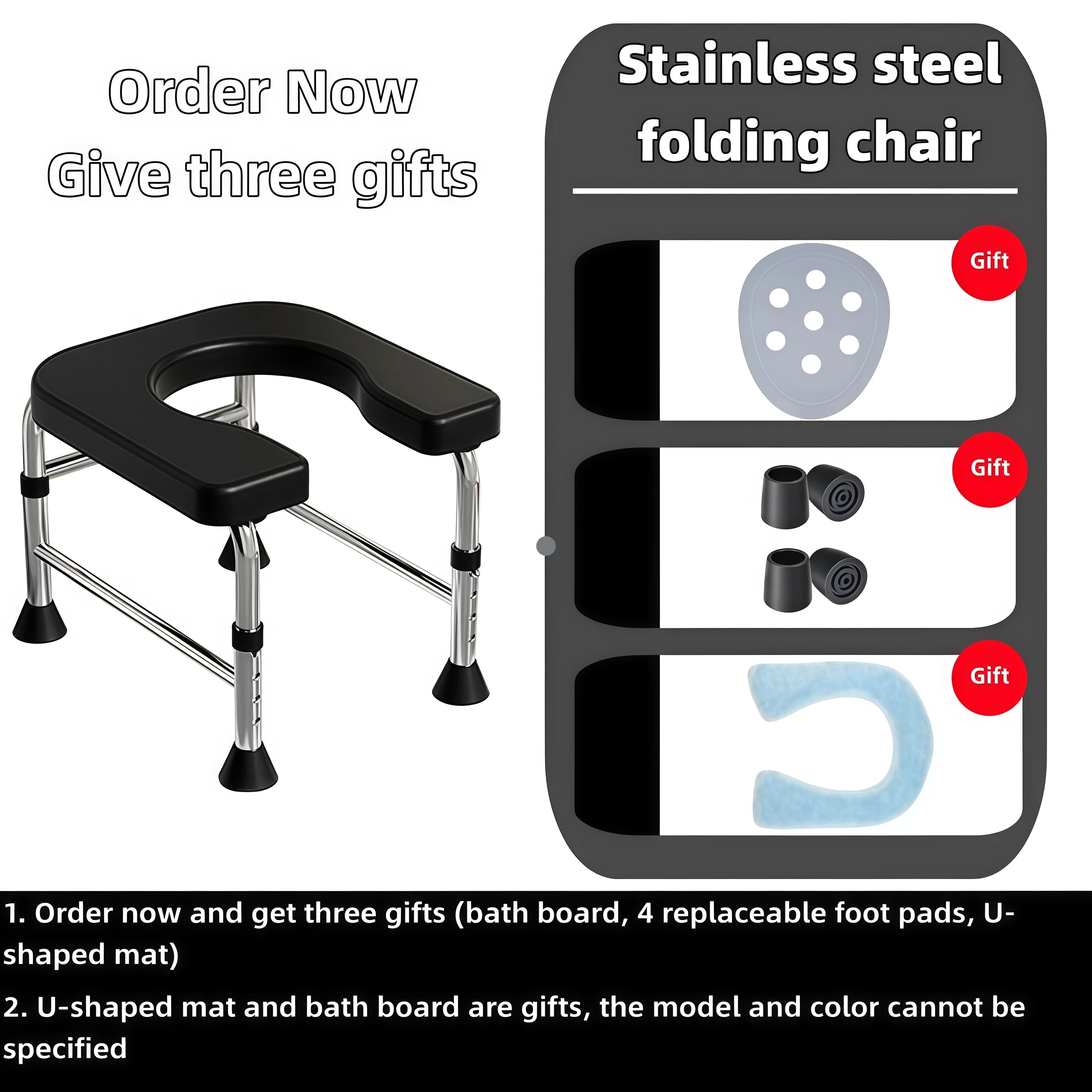 Last 10 Orders! Free Gift (Bath Mat, U-Shaped Cushion, Foot Mat) 1 ...