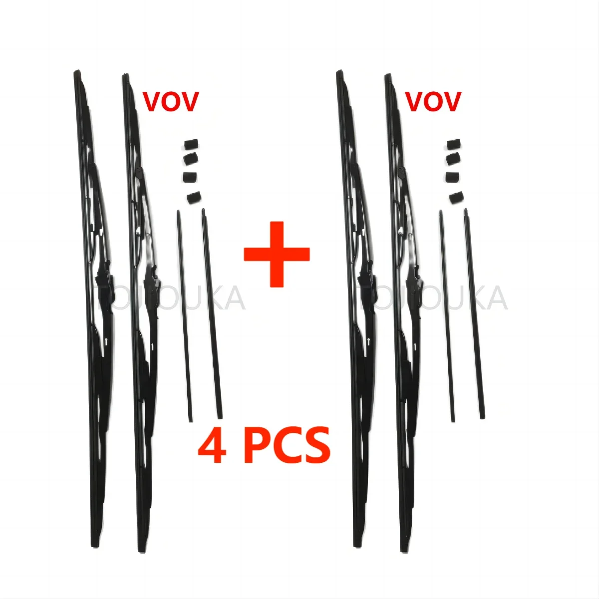 4 PCS IN 700MM Suitable for Volvo Mercedes -Benz Truck With Long Spray ...